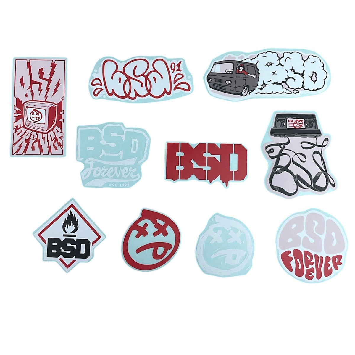 BSD Sticker Pack — Albe's BMX