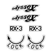 Odyssey RX3 Lever Decals — Albe's BMX