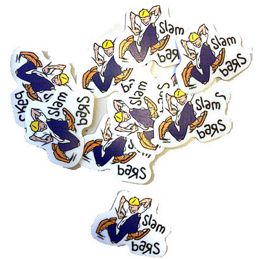 S&M Original Slam Bar Decal — Albe's BMX