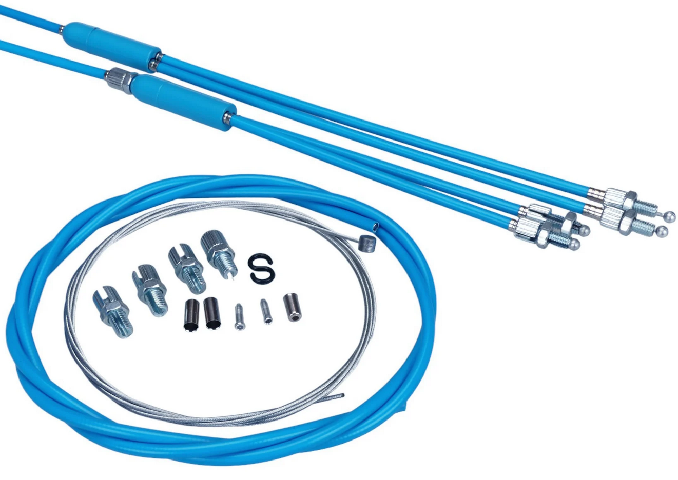 Old School BMX Brake Cable Kit (Upper Gyro, Lower Gyro & Front Brake C ...