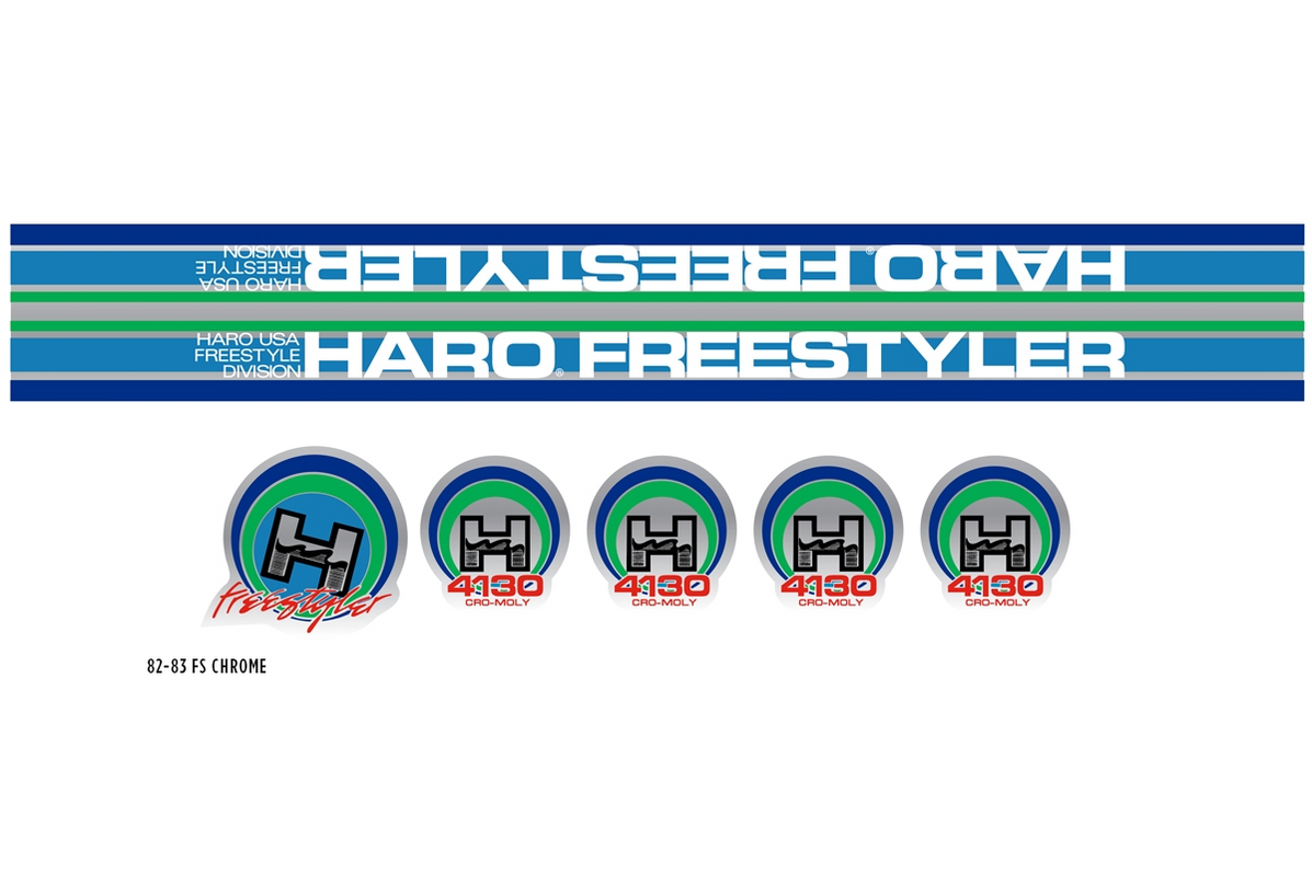 Haro Retro Frame Decal Kits | Albe's BMX Online