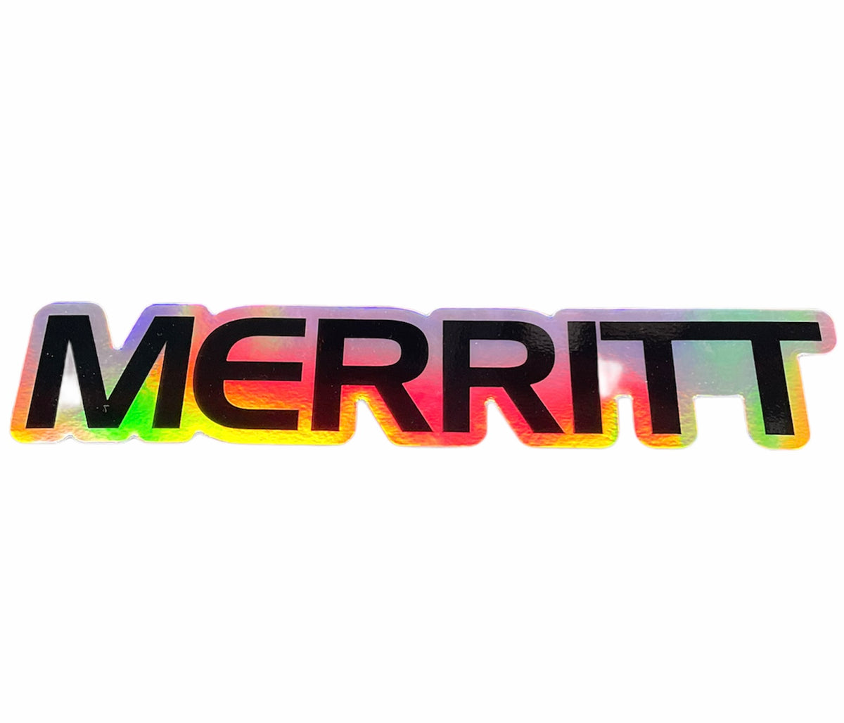 Merritt Holographic Sticker — Albe's BMX
