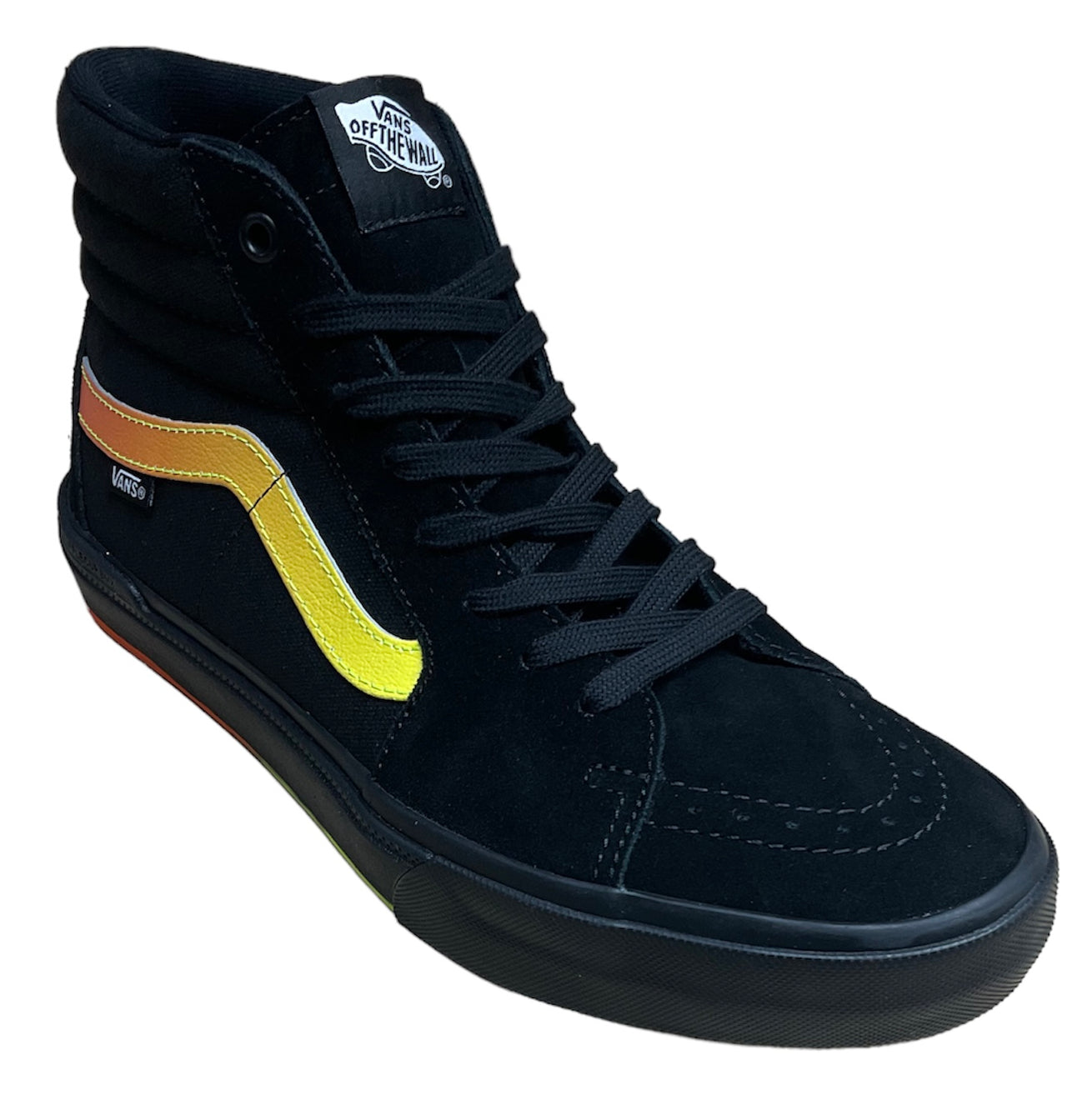 Vans Sk8 Hi Pro BMX Shoes (Black/Gradient) — Albe's BMX