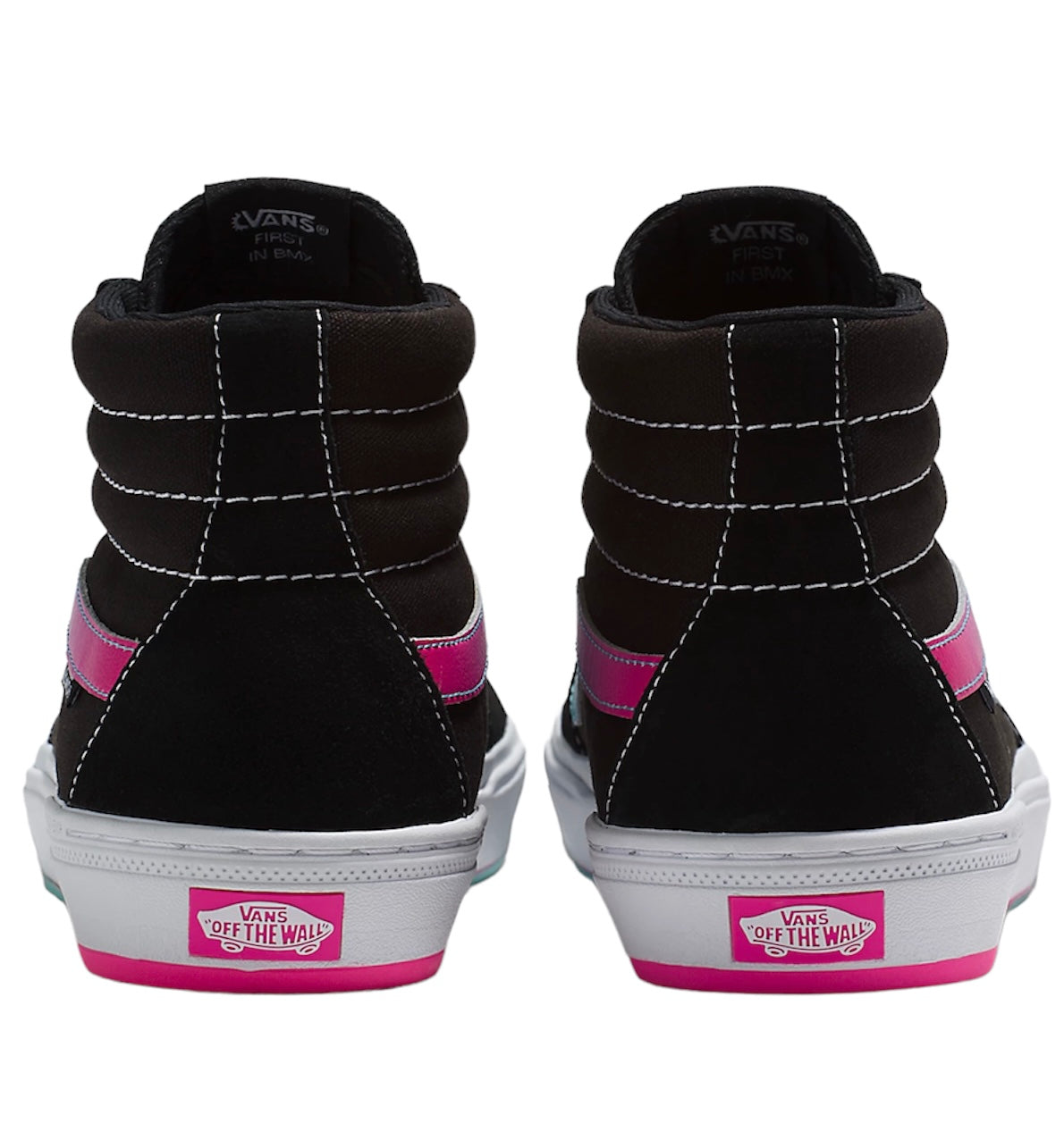 Vans Sk8 Hi Pro BMX Shoes (Black / White / Gradient) — Albe's BMX