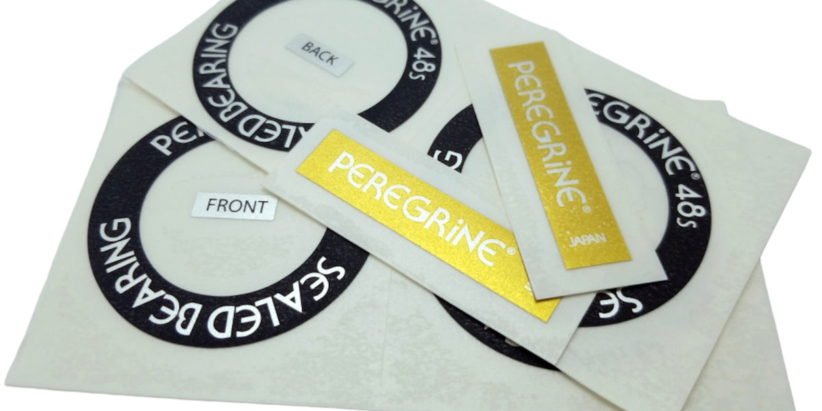 Peregrine Super Pro Hub Decal Set — Albe's BMX