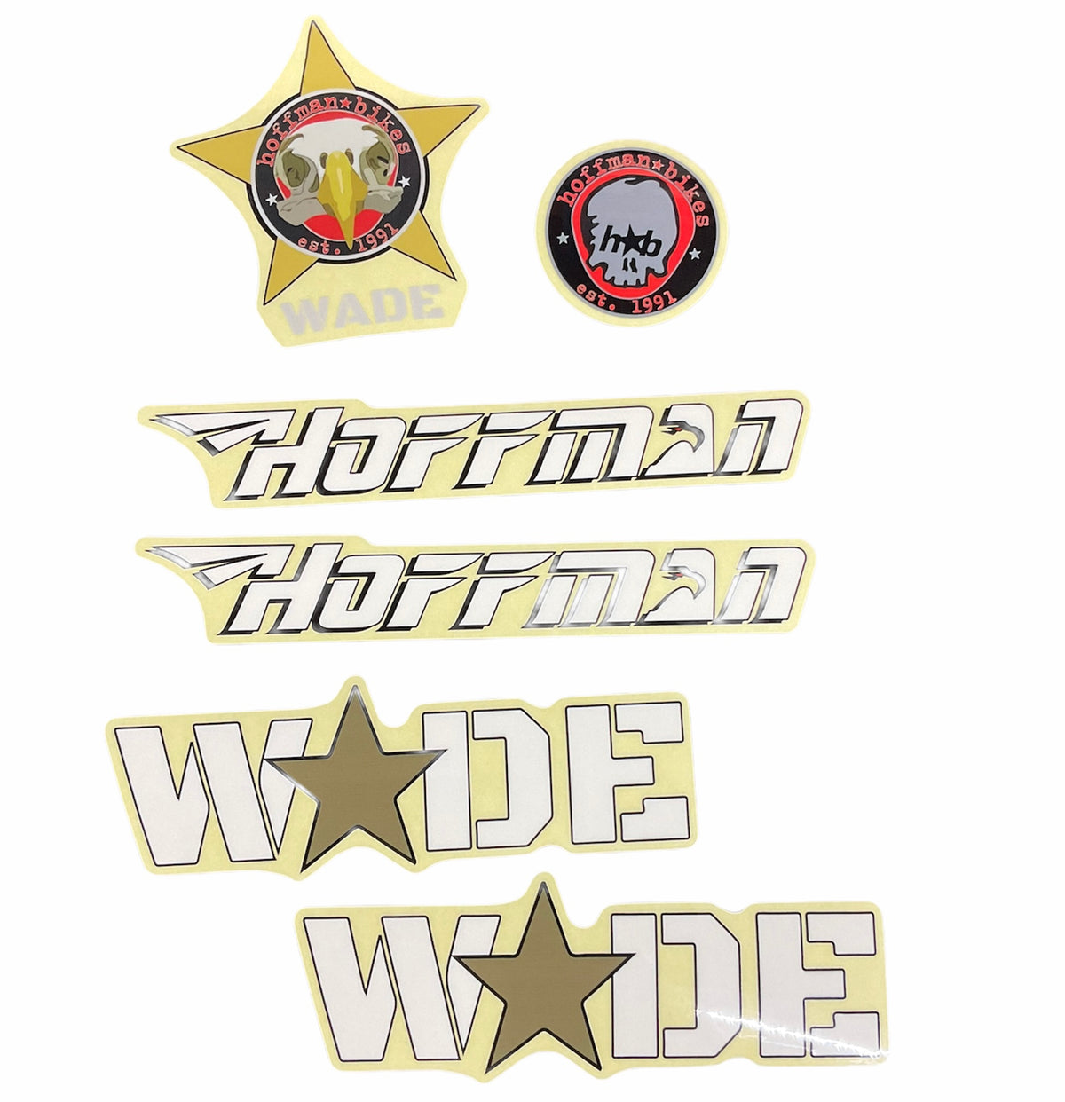 Hoffman 30yr Wade Frame Sticker Pack — Albe's BMX